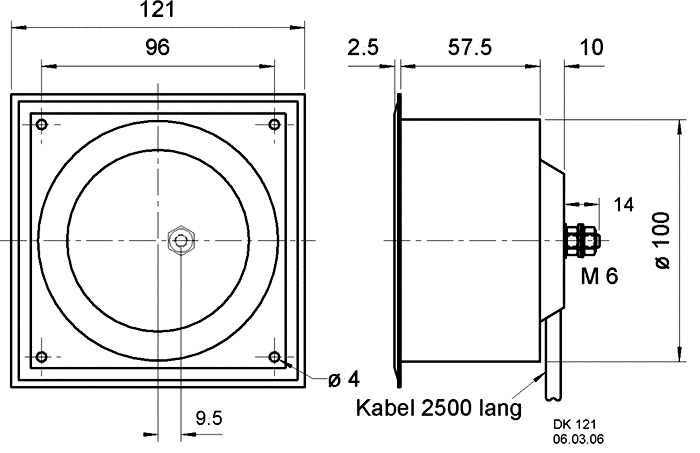 Visaton Shop | DK 121 8 OHM | Lautsprecher und mehr